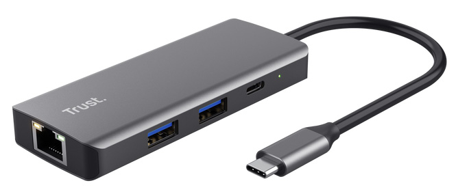 Trust Dalyx 6-in-1 USB-C-adapter